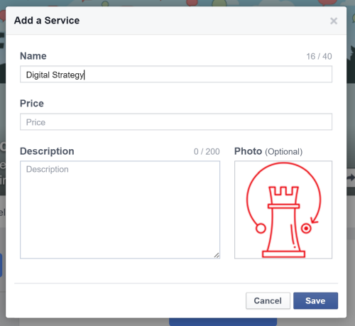 Nuova Facebook Tab nativa: Services - Social Factor